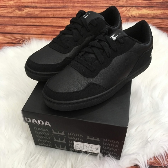 Dada Supreme | Shoes | Dada Supreme Black Low Top Fashion Sneakers ...